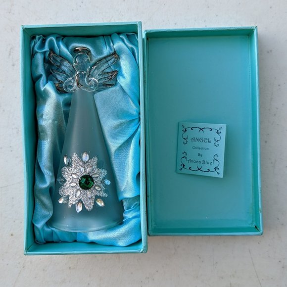 Avoca Blue | Accents | Avoca Blue Angel Collection Glass Angel Figurine ...
